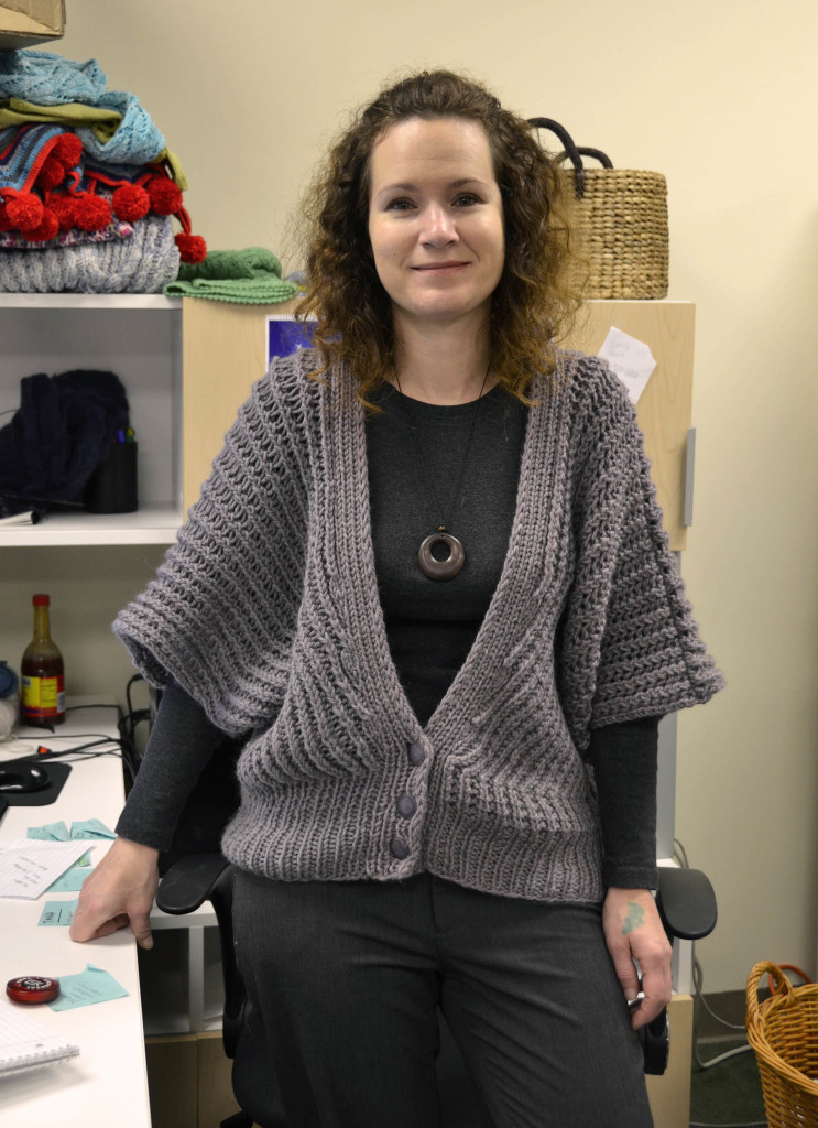 IRL – kite cardigan – Universal Yarn Creative Network